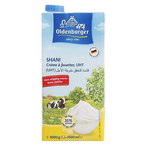Oldenburger Shani Whipping Cream UHT 1l price in UAE | Carrefour UAE ...