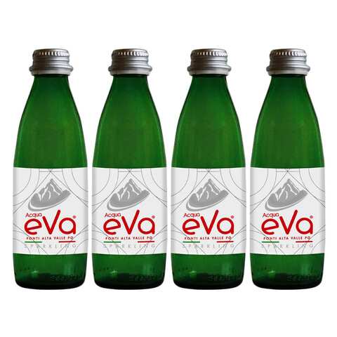 Acqua Eva Sparkling Water 250ml x Pack of 4 price in Kuwait | Carrefour ...