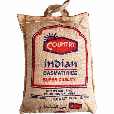 COUNTRY INDIAN BASMATI RICE 5KG price in Kuwait | Carrefour Kuwait ...