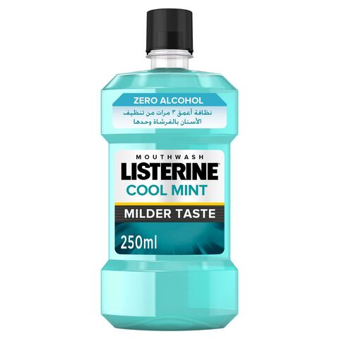Listerine Cool Mint Milder Taste Mouthwash Blue 250ml price in UAE ...