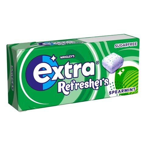 Wrigleys Extra Refreshers Sugar Free Spearmint Flavour Chewing Gum 15 ...