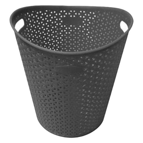 Kenpoly Bamboo Waste Paper Basket Grey
