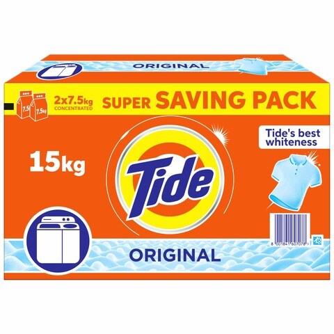 Tide Semi-Automatic Laundry Detergent Powder Original Scent Stain-free Clean Laundry Tide ...