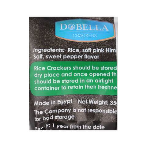 Dobella Rice Crackers - Sweet Pepper Flavor - 35 gram Online ...