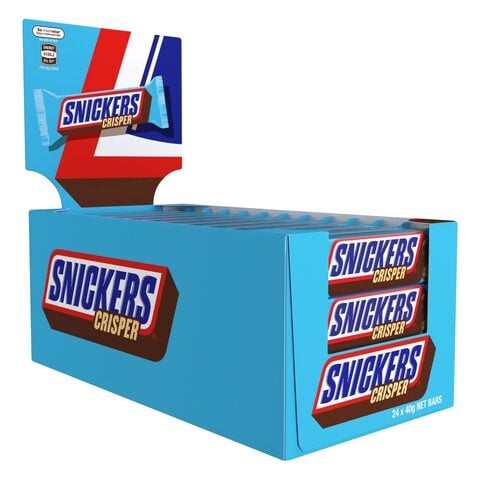 Snickers Chocolate With Peanuts Crisper Bar 40g x Pack of 24 price in ...