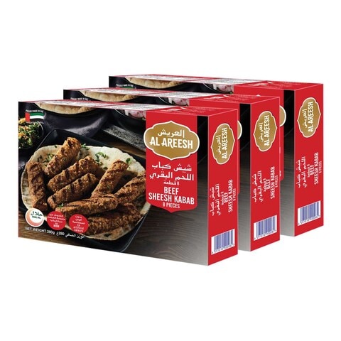 Al Areesh Beef Kebab 280g Pack of 3 price in UAE | Carrefour UAE ...