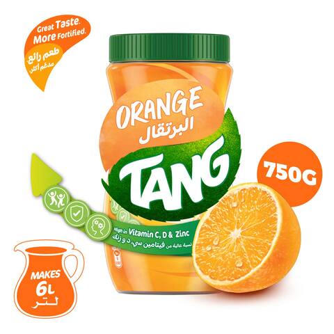 Tang Orange Flavoured Powder Drink 750g Jar, Makes 6L price in Saudi ...