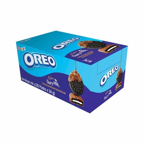 Oreo Cookie Covered With Chocolate - 34 gram x20 price in Egypt ...
