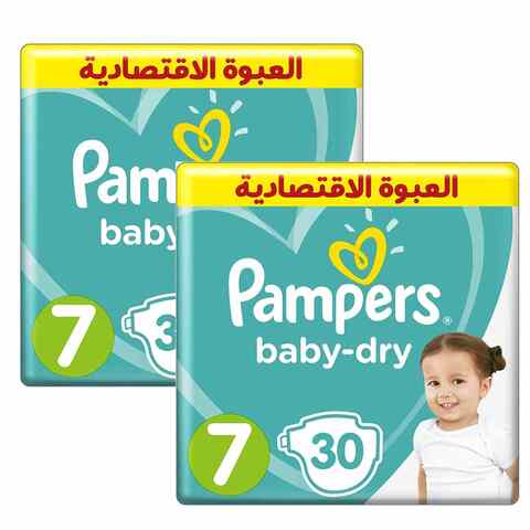 Pampers Baby Dry Diapers 30 Diapers price in UAE | Carrefour UAE ...