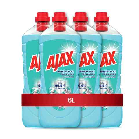 Ajax Disinfectant Cleaner Ocean Fresh 1.5l x4 price in UAE | Carrefour ...