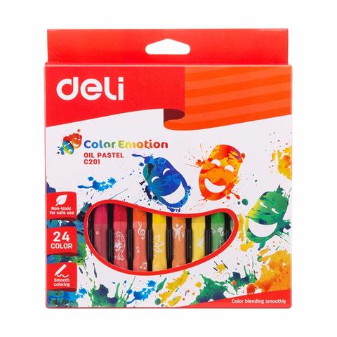 Deli - Oil Pastel 24 Color Set price in UAE | Carrefour UAE ...