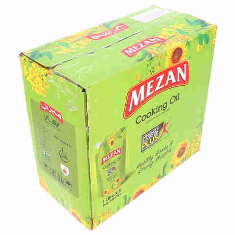 Buy Mezan Royal Doy Cooking Oil Pouch 1 lt (Pack of 5) Online ...