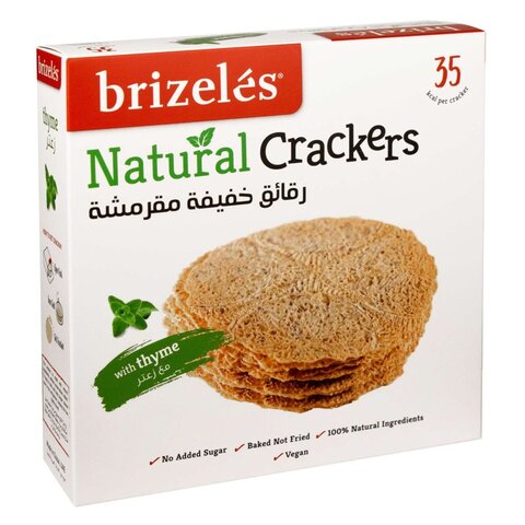 Brizeles Natural Thyme Crackers 120g price in Kuwait | Carrefour Kuwait ...