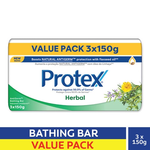 Buy Protex Herbal 3x150g Value Pack Antibacterial Soap Online ...