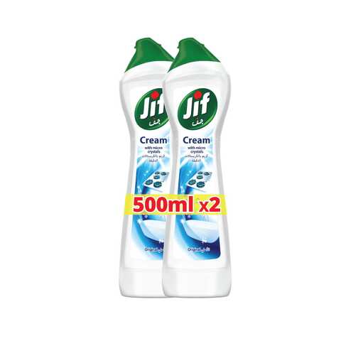 JIF Cream Cleaner With Micro Crystals Technology Original 500ml Pack of ...