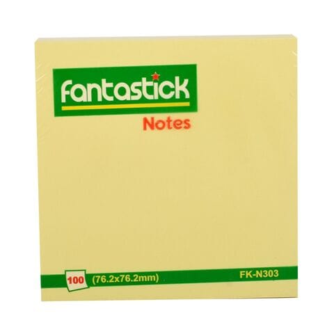 Fantastick Sticky Notes FK-N303 Yellow 100 Sheets price in UAE ...