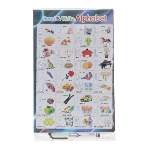 Buy Read & Write Alphabet Board Online | Carrefour Pakistan
