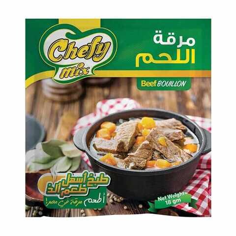 Chefy Mix Beef Bouillon - 18 gram price in Egypt | Carrefour Egypt ...