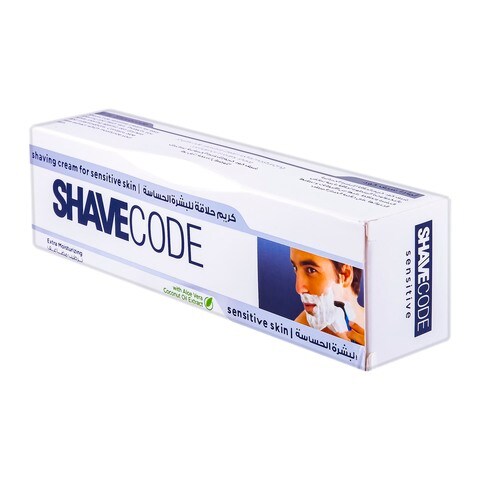 Shave Code Shaving Cream For Sensitive Skin - 90 Ml Online | Carrefour Egypt