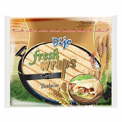 Dijo Fresh Wraps Grill Barbeque Tortilla 250g price in UAE | Carrefour ...
