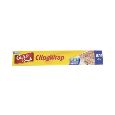 Glad Cling Wrap Clear 1500sqft price in UAE | Carrefour UAE ...