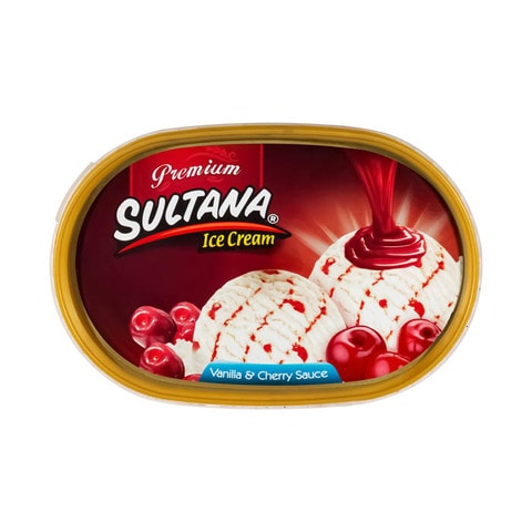 Sultana Vanilla Cherry Sauce Ice Cream - 1 Liter price in Egypt ...