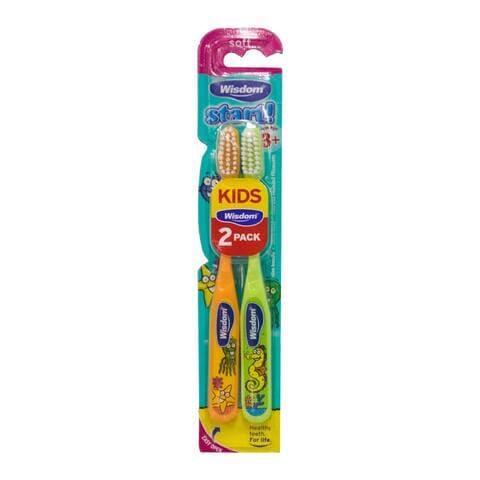 Wisdom toothbrush 3-12 years start soft 1+1 price in Saudi Arabia ...