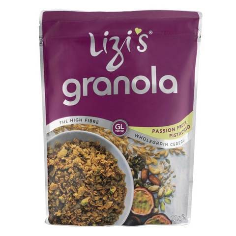 Lizis Granola Passion Fruit And Pistachio Whole Grain Cereal 400g price ...