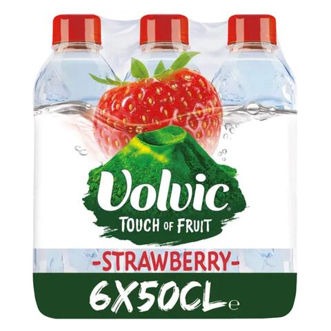 Volvic Strawberry Natural Mineral Water 500ml x Pack of 6 price in ...