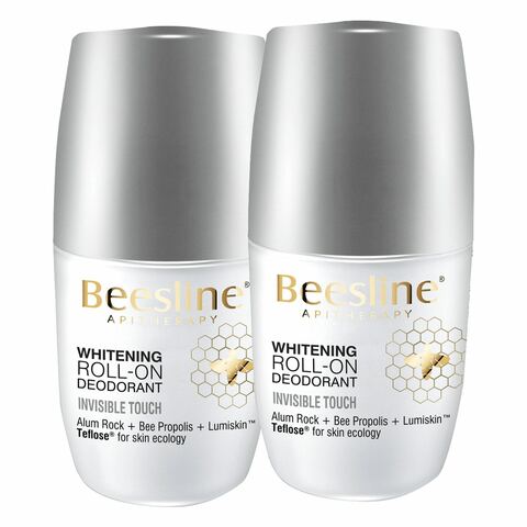 Beesline Invisible Touch Whitening Deodorant Roll-On 50ml Pack of 2 ...
