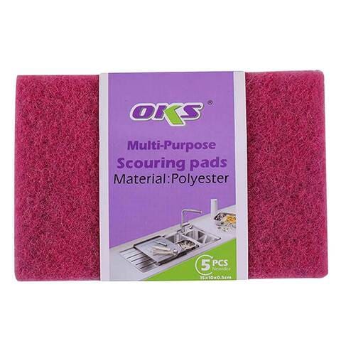 Buy Oks Multipurpose Scouring Pads 20g x 5 Pieces Online - Carrefour Kenya