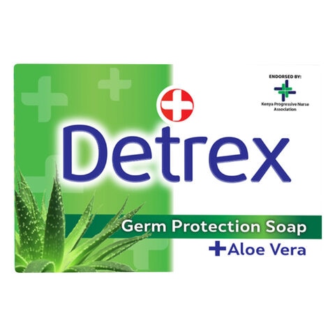 Buy Detrex Aloe Vera Germ Protection Medicated Soap 100g Online ...