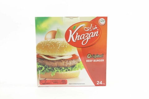 KHAZAN ORIGINAL BEEF BURGER 1200G price in Kuwait | Carrefour Kuwait ...