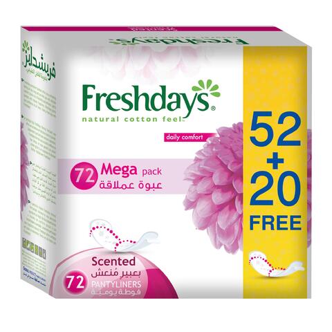 Freshdays Normal Scented - 52+20 Pieces price in Egypt | Carrefour ...