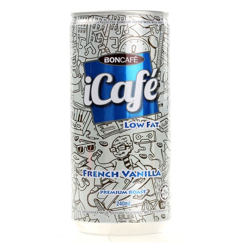 Boncafe iCafe Low-Fat Premium Roast French Vanilla 240ml price in UAE ...