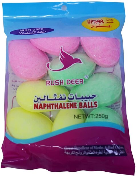 RUSH DEER NAPTHALENE BALLS MULTI USES ovel 250g price in UAE ...
