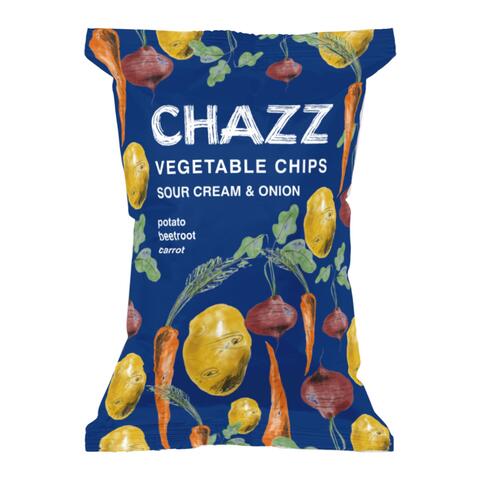 Chazz Vegetable Chips With Sour Cream And Onion 75g price in UAE ...