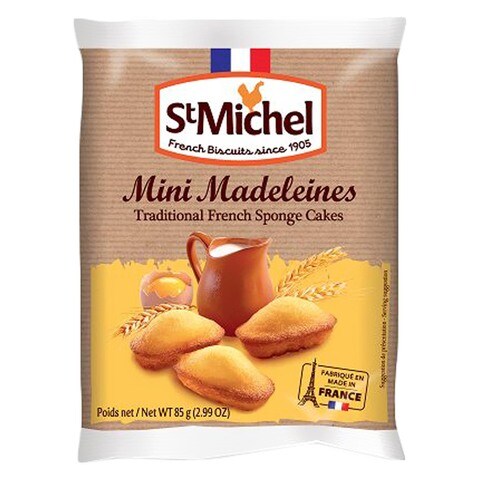 St Michel Mini Madeleines French Sponge Cakes 85g price in UAE ...