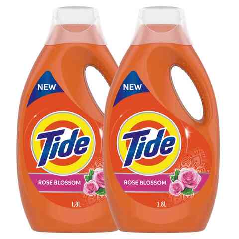 Tide Automatic Power Gel Laundry Detergent Rose Blossom Scent 1.8Lx2 ...
