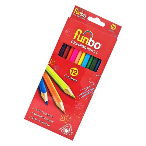 Buy FUNBO COLORING PENCILS ST=12 Online - Carrefour Kenya