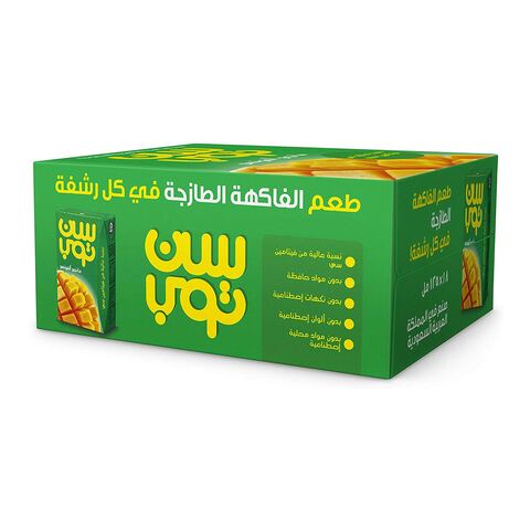 Suntop Mango Juice 125ml Pack of 18 price in Saudi Arabia | Carrefour ...