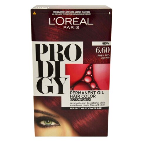 LOreal Paris Prodigy Hair Dye, Ruby Red - 6.60 price in Kuwait ...