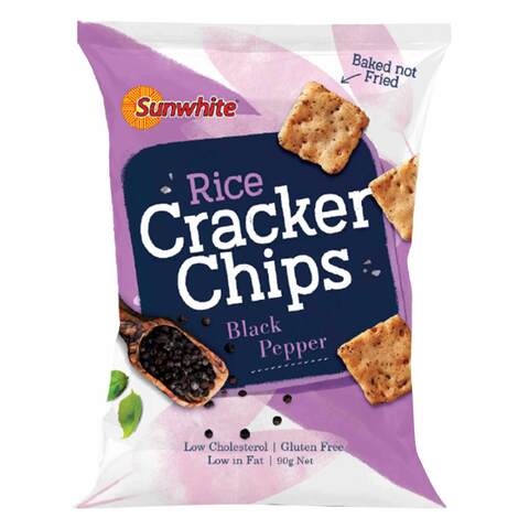 Sunwhite Black Pepper Rice Cracker Chips 90g price in Kuwait ...