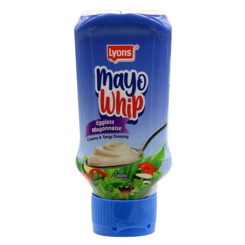 Buy Lyons Mayowhip Creaming And Tangy Dressing Eggless Mayonnaise 340ml ...