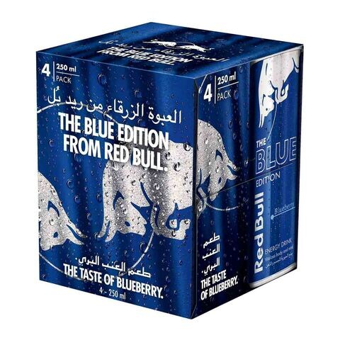 سعر RED BULL BLUE EDITION 250MLX4 فى الامارات | كارفور الامارات | سوبر ...