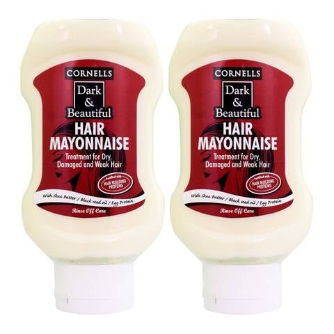 Cornells Dark And Beautiful Hair Mayonnaise White 500g Pack of 2 price in UAE | Carrefour UAE ...