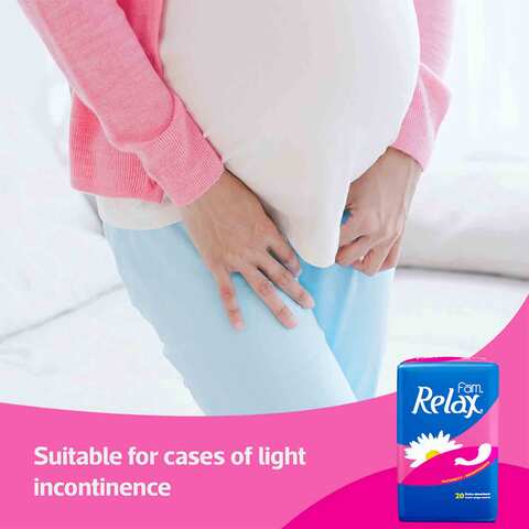 Fam Relax Maternity Sanitary Pads White 20 count Online | Carrefour KSA