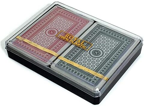 Royal - Non- Toxic Royal Washable 100% All Plastic Playing Cards - Twin ...
