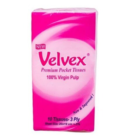 Buy Velvex Pocket Tissue Pink 10'S Online - Carrefour Kenya