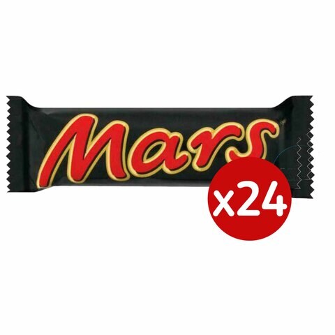 Buy Mars Chocolate Bar - 51 Gram - 24 Pieces Online - Shop Food ...